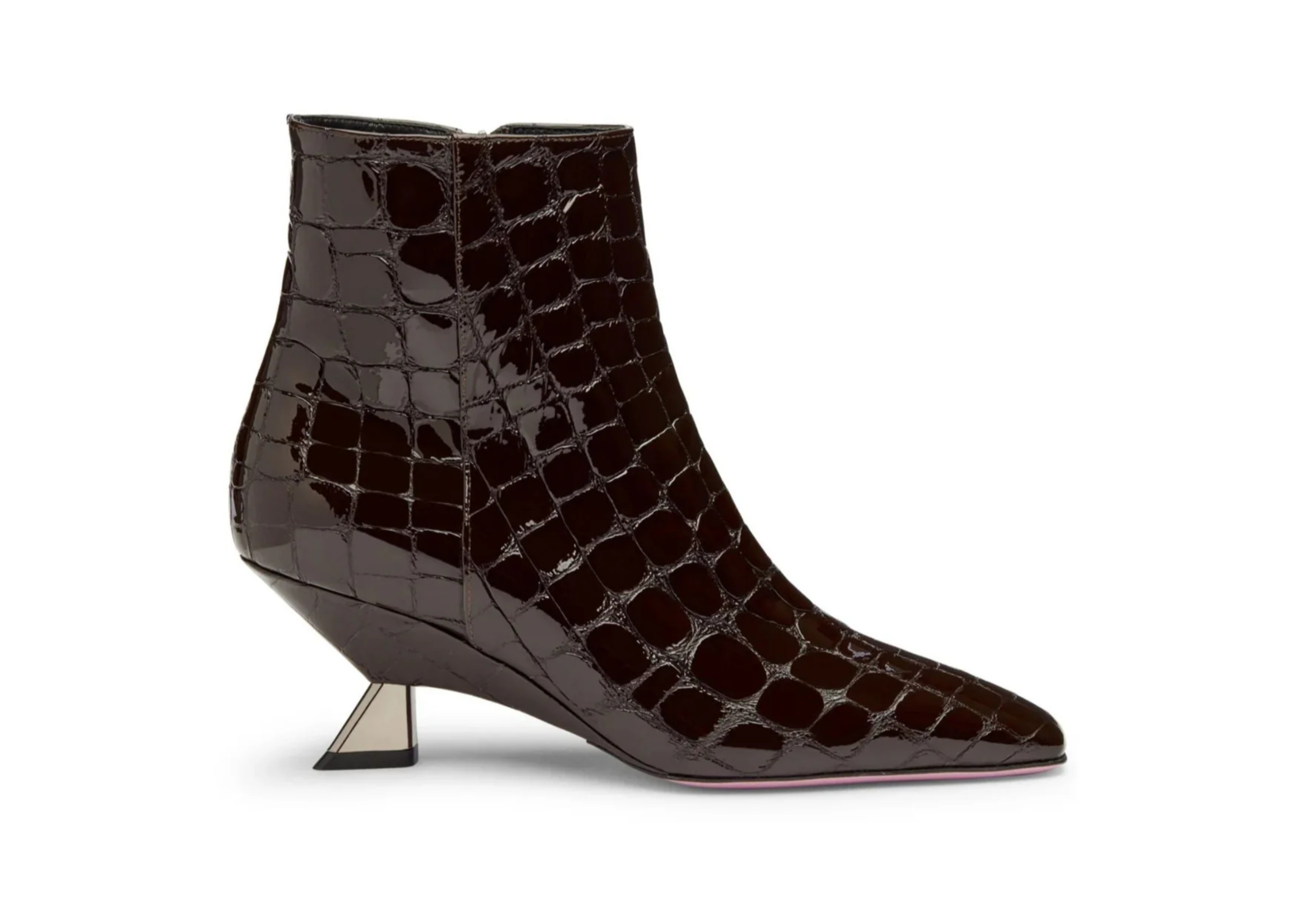 Edna Moka ankle boots, wedge heel | Luxury Shoes Benedetta Boroli