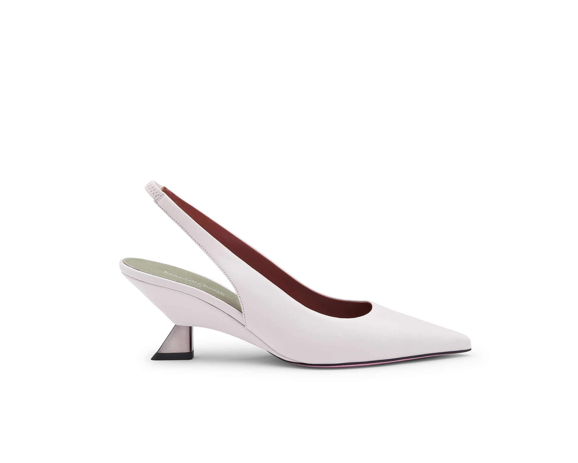 Lilly Moon Slingback, wedge heel | Luxury shoes Benedetta Boroli